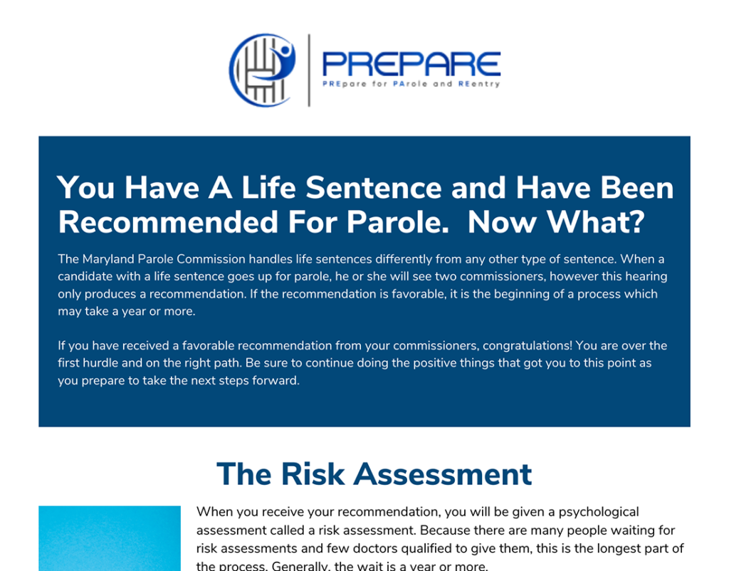 Parole Materials - Prepare Parole