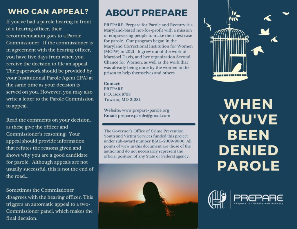 Parole Materials - Prepare Parole