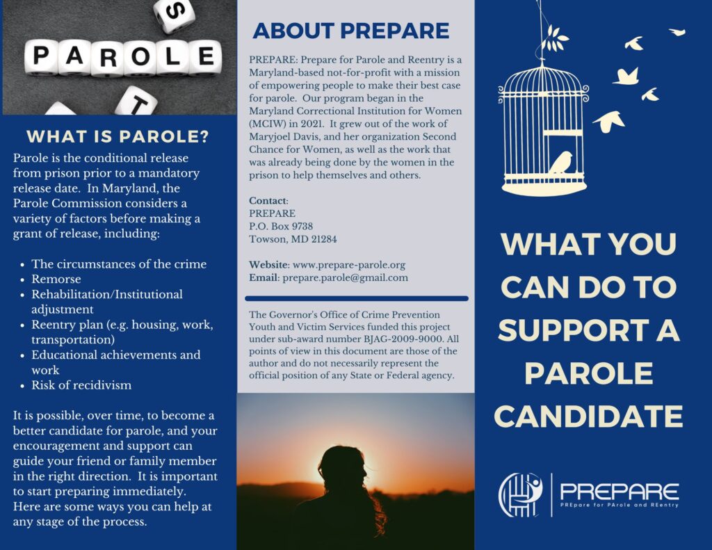Parole Materials - Prepare Parole